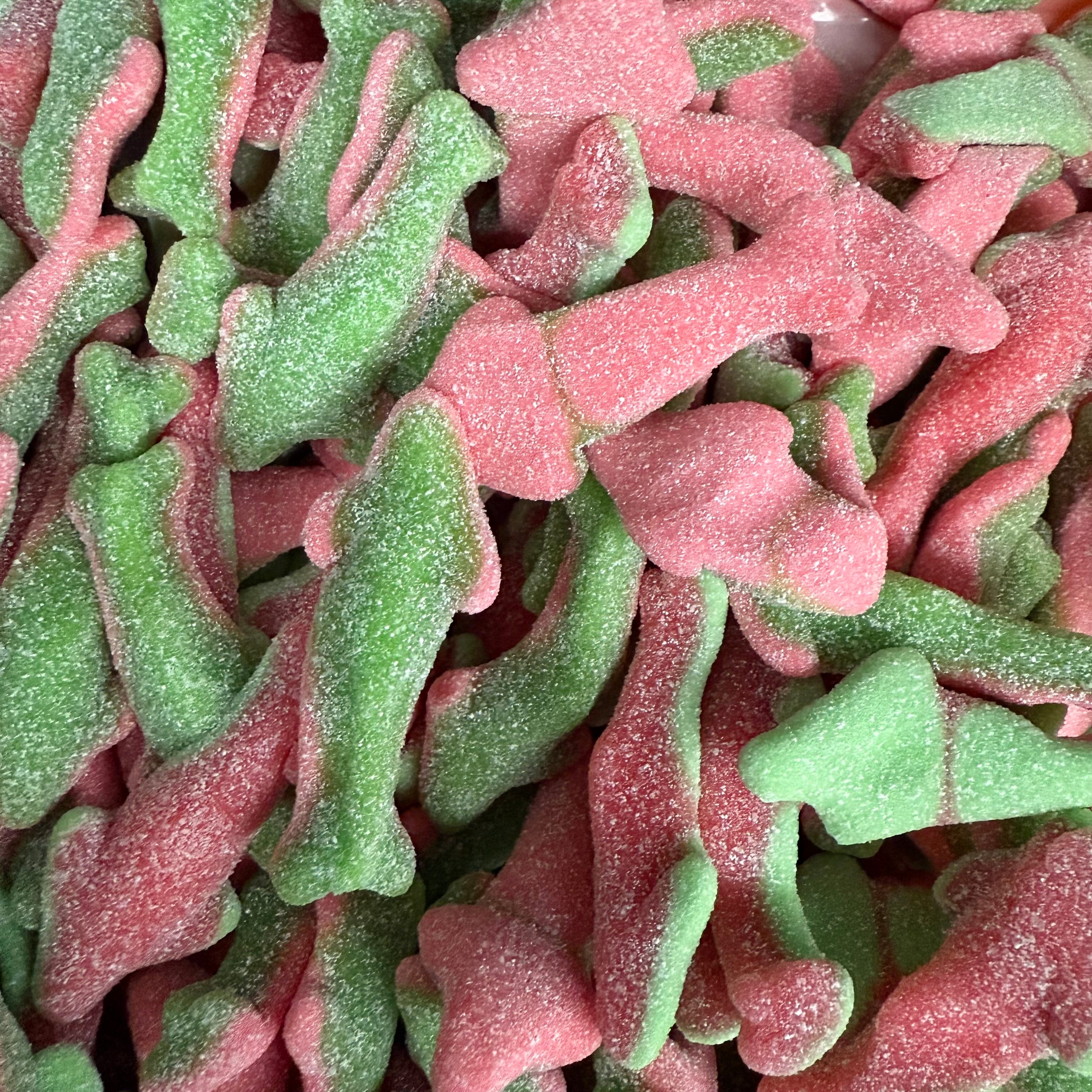 Gummi Watermelon Sharks – The Sweets Lab