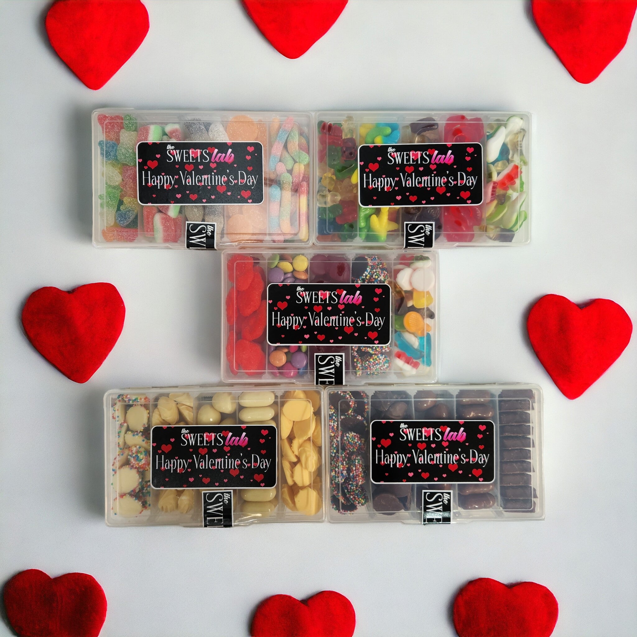 Valentine's Day Mini Snackle Box - Premixed – The Sweets Lab